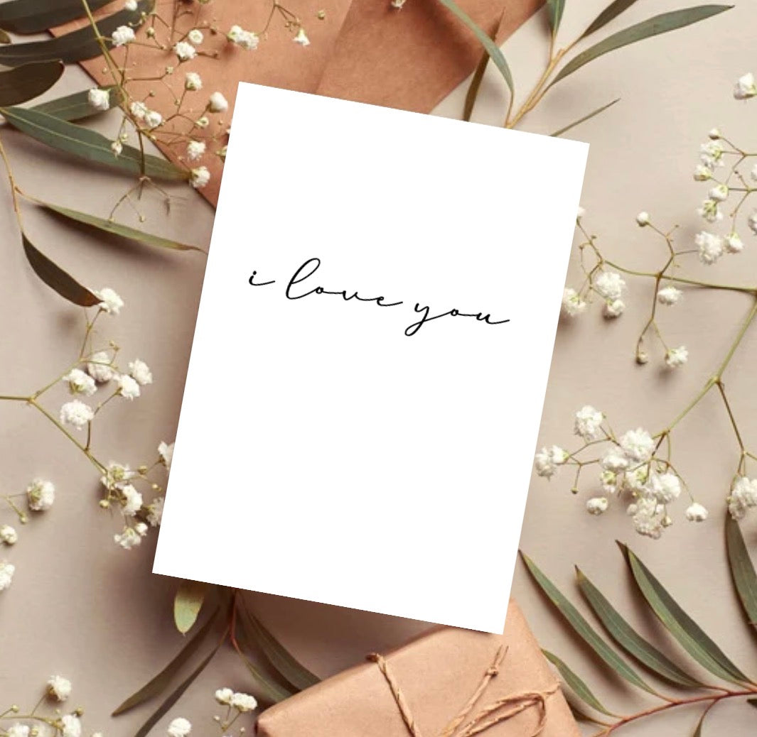 I love you – toandfromcards